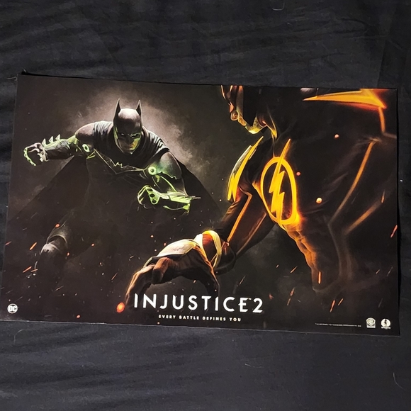 DC Comics | Accessories | Injustice 2 Preorder Poster | Poshmark